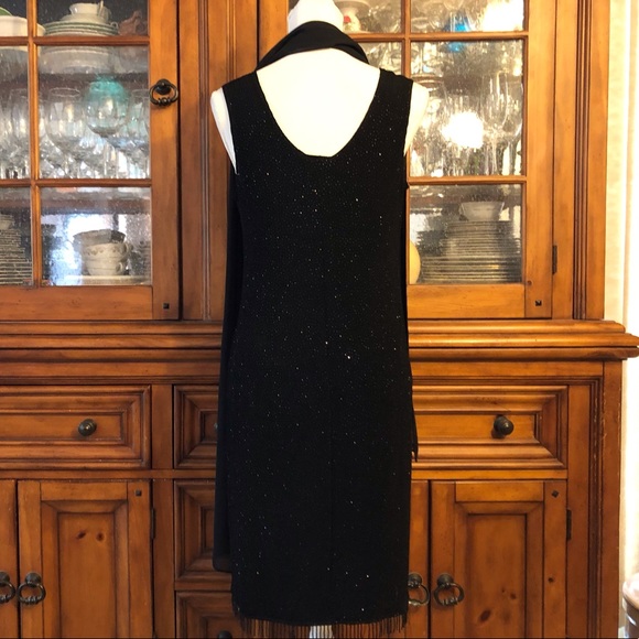 Onyx Nite | Dresses | Onyx Nite Evening Dress With Scarf | Poshmark